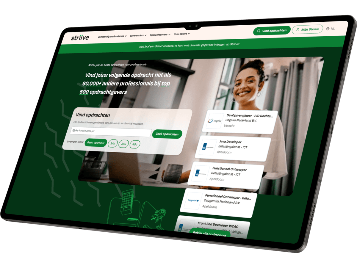 Hoe Striive werkt voor leveranciers | HeadFirst